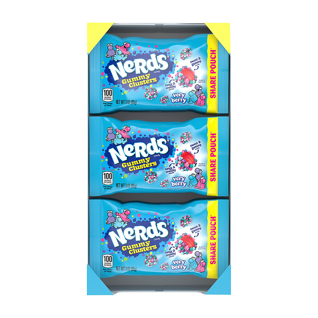 Nerds Very Berry Clusters Share Pack, 12 ct. 2.5 LB – THE BIG PACKAGE
